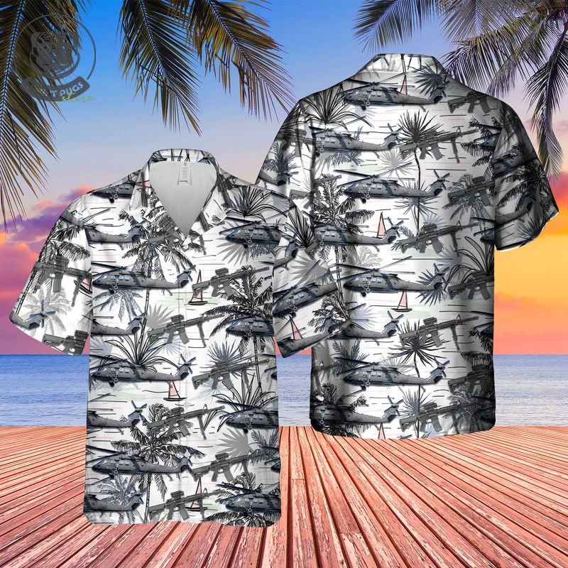 US Army Sikorsky UH-60M Black Hawk Hawaiian Shirt - Tshirtpugs Store
